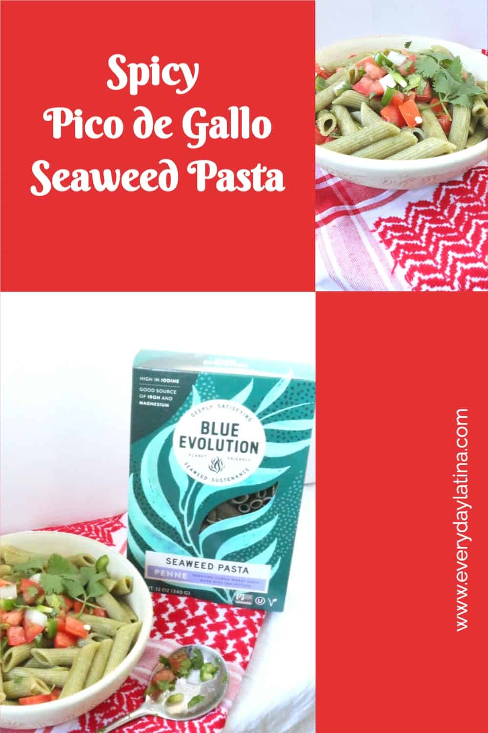 Pico de Gallo Seaweed Pasta - Everyday Latina