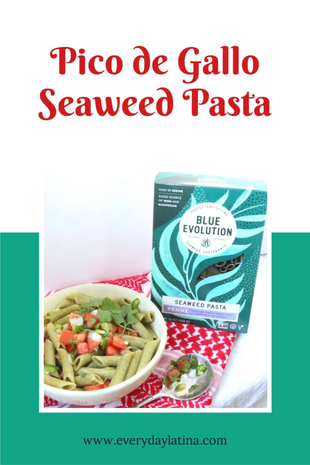 Pico de Gallo Seaweed Pasta - Everyday Latina