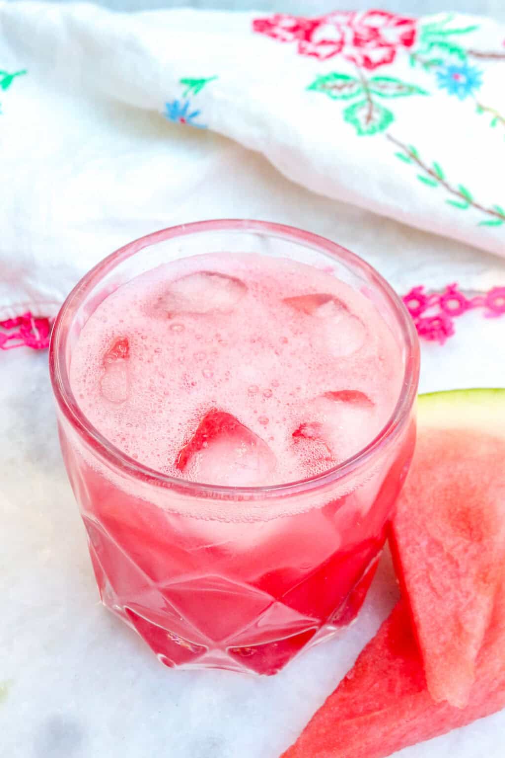 Agua de Sandia (Watermelon Agua Fresca, No Sugar Needed)