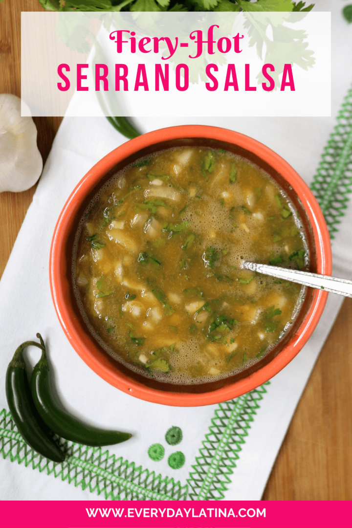 Extra Spicy Serrano Salsa