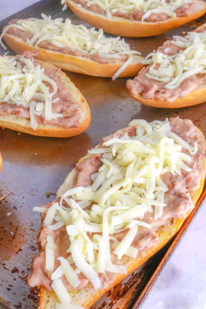 Authentic Molletes Mexicanos with Chipotle Salsa