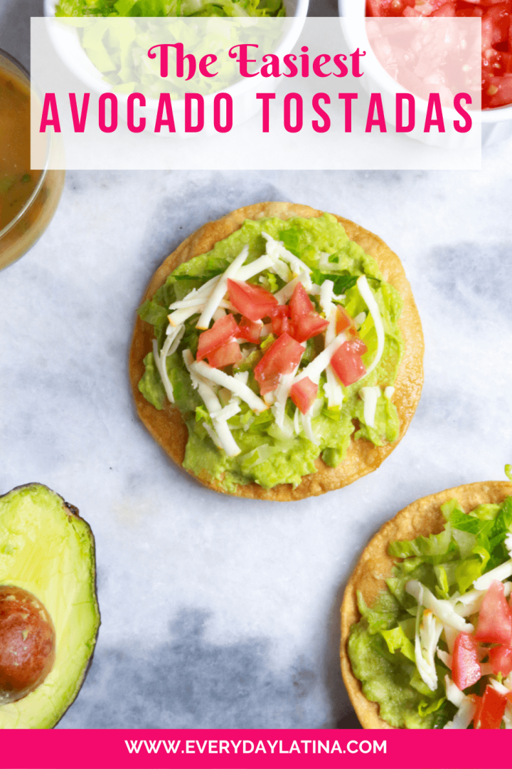 Easy & Healthy Avocado Tostadas
