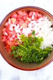 Fresh Salsa Bandera (Pico de Gallo)