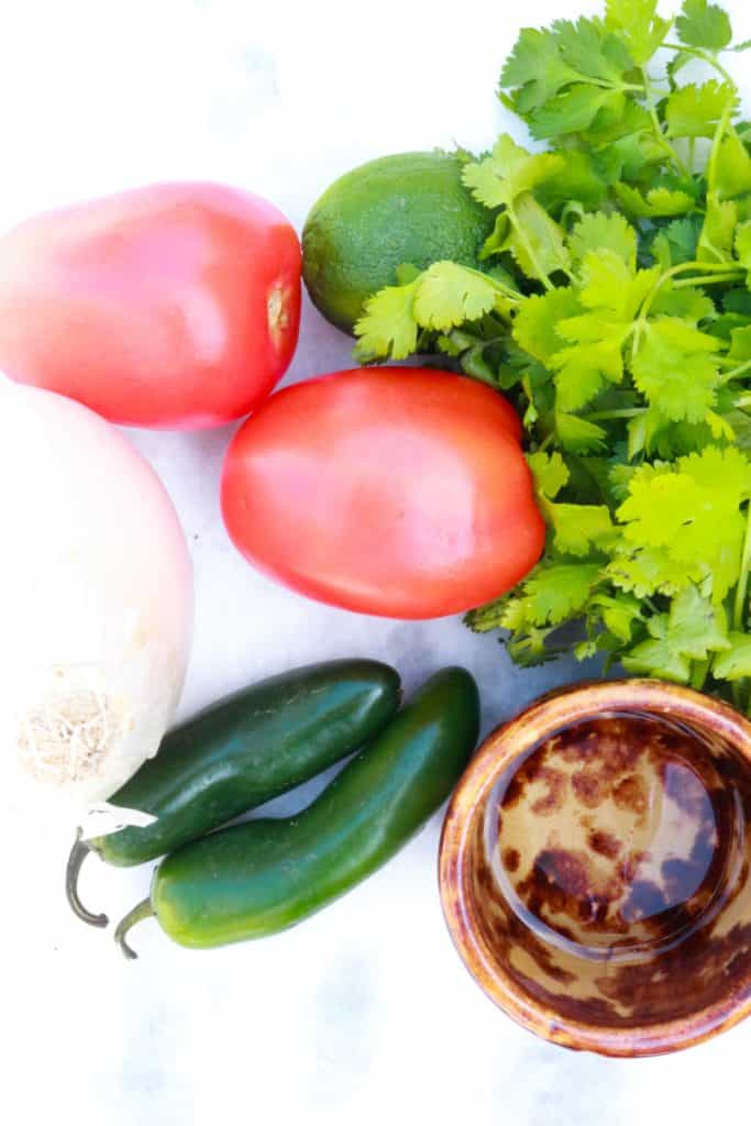 Fresh Salsa Bandera (Pico de Gallo)