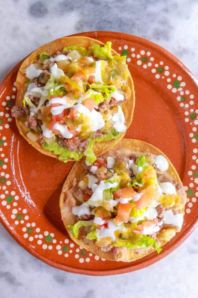 Tostadas de Carne Molida (Ground Beef Tostadas)