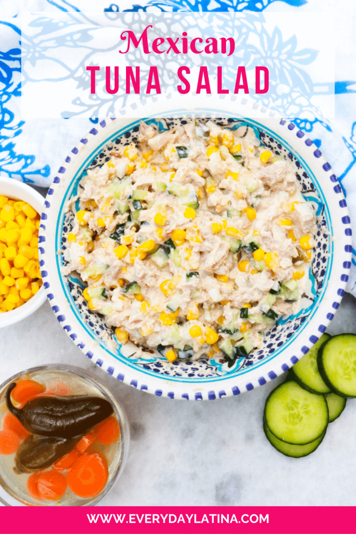 Creamy & Zesty Mexican Tuna Salad