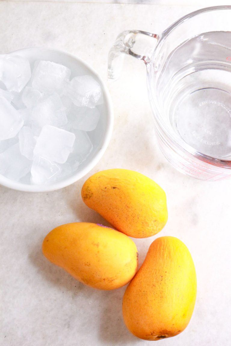 The Easiest Mango Agua Fresca