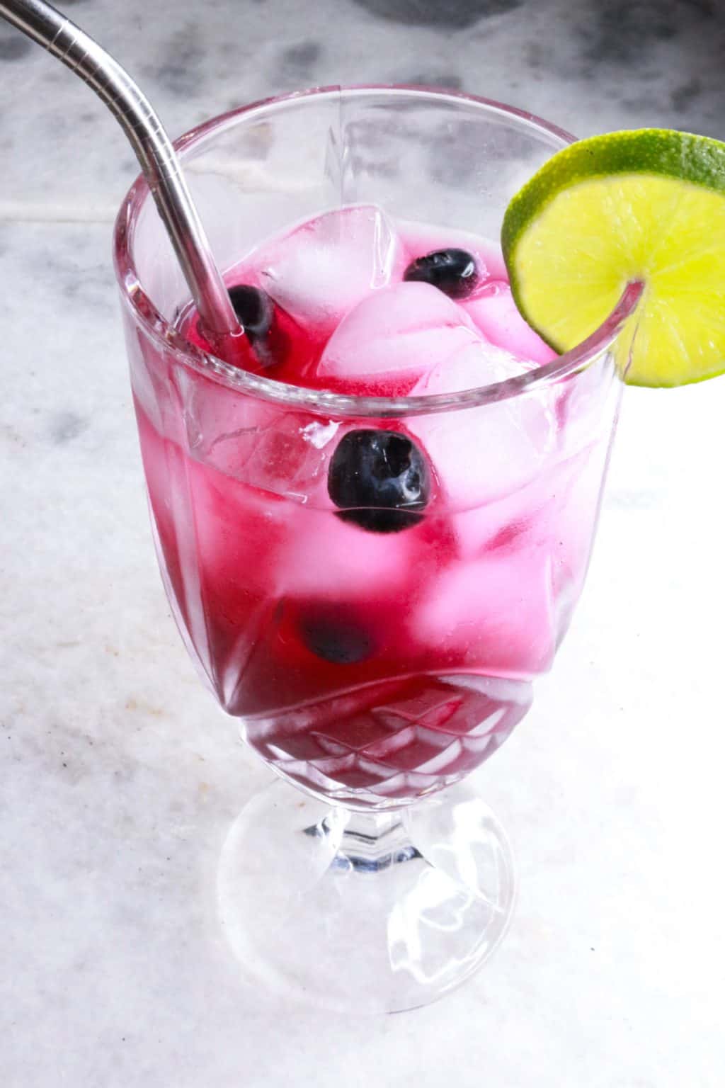 Refreshing Blueberry Mocktail