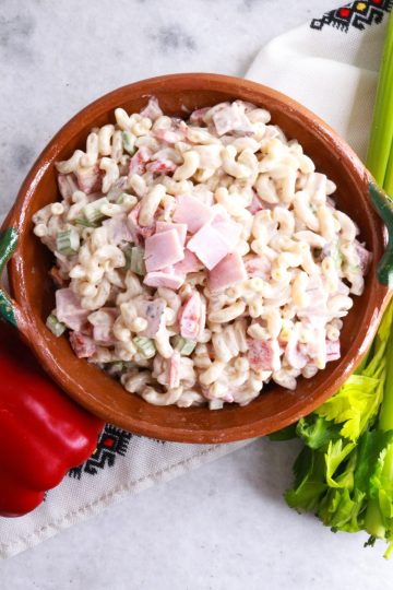 Ensalada de Coditos (Mexican Macaroni Salad)