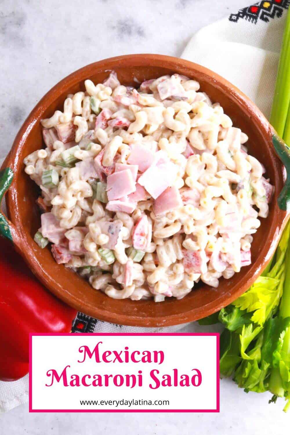 Ensalada de Coditos (Mexican Macaroni Salad)
