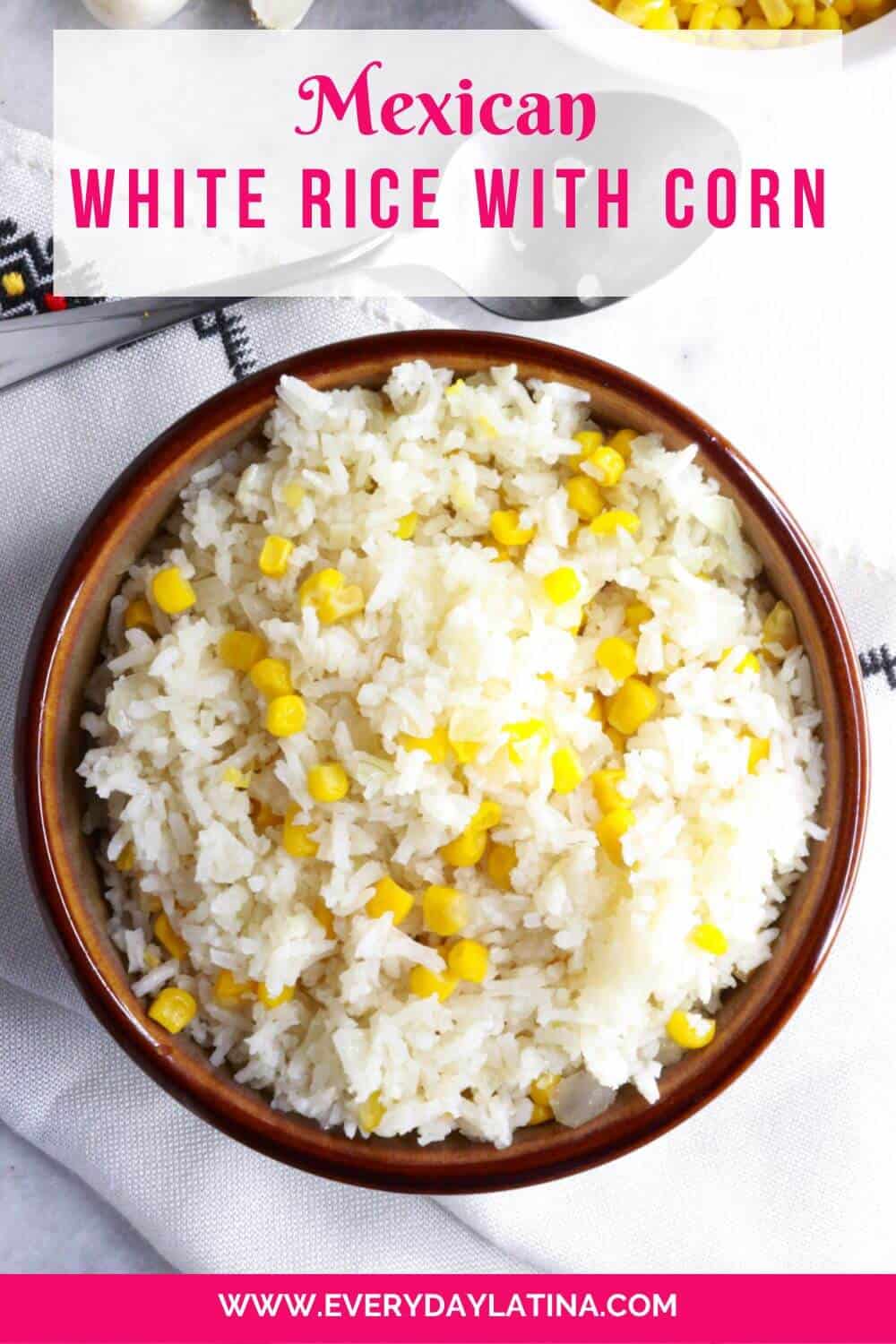 Mexican White Rice with Corn