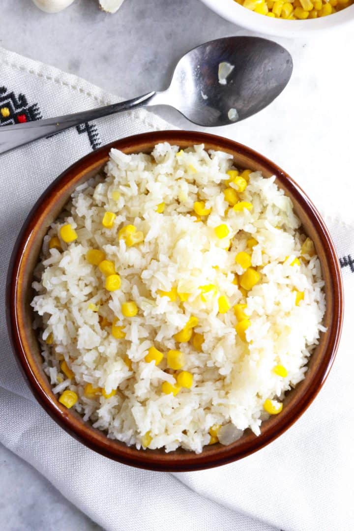 Mexican White Rice with Corn