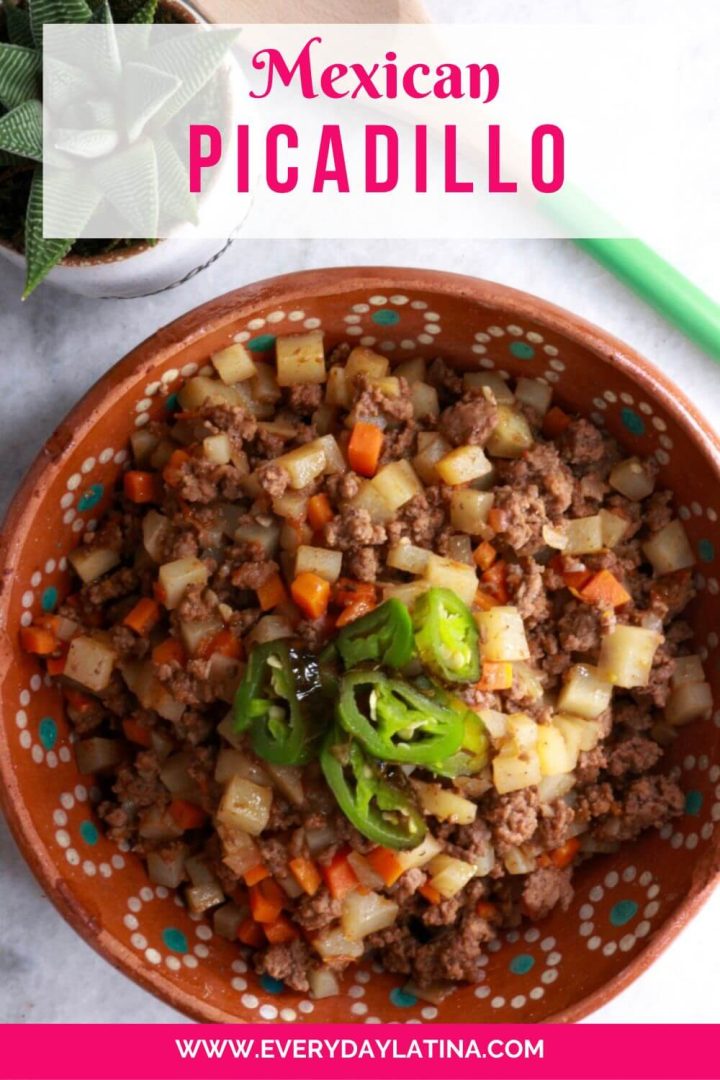 Mexican Picadillo con Papas