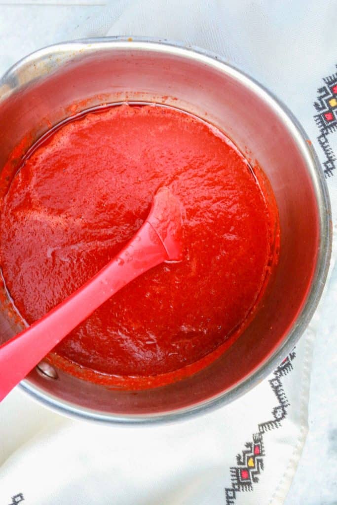 Authentic Enchiladas Rojas with Shredded Beef