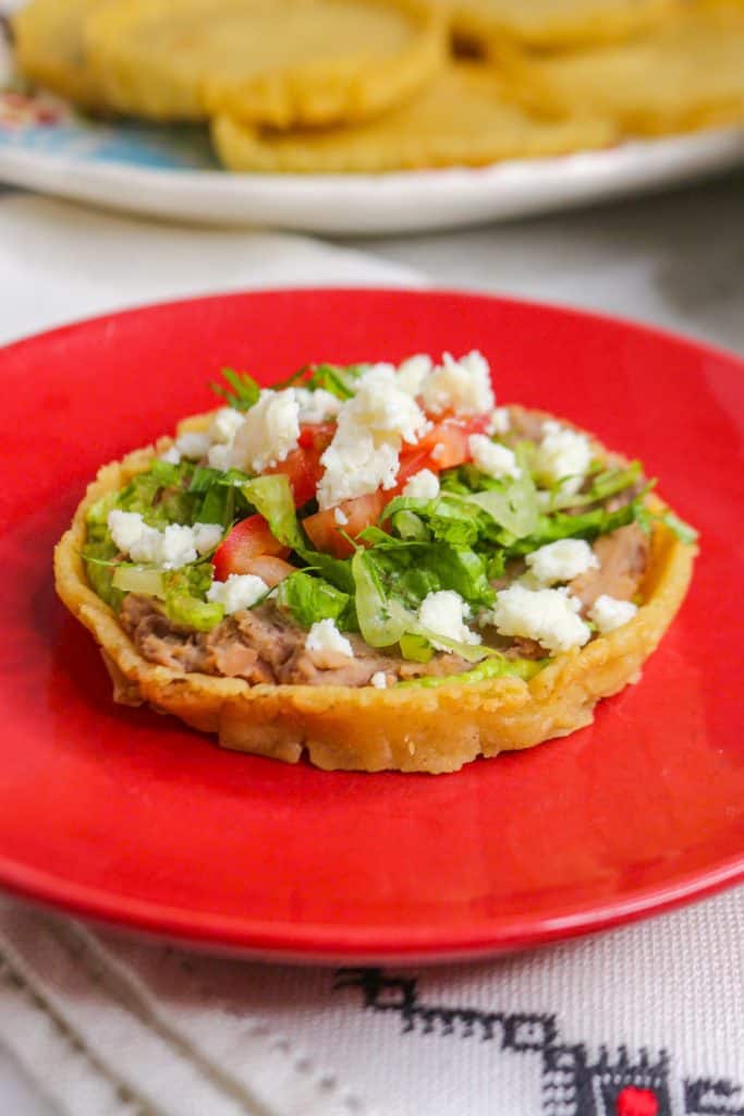 Sopes de Frijoles (Refried Bean Sopes)