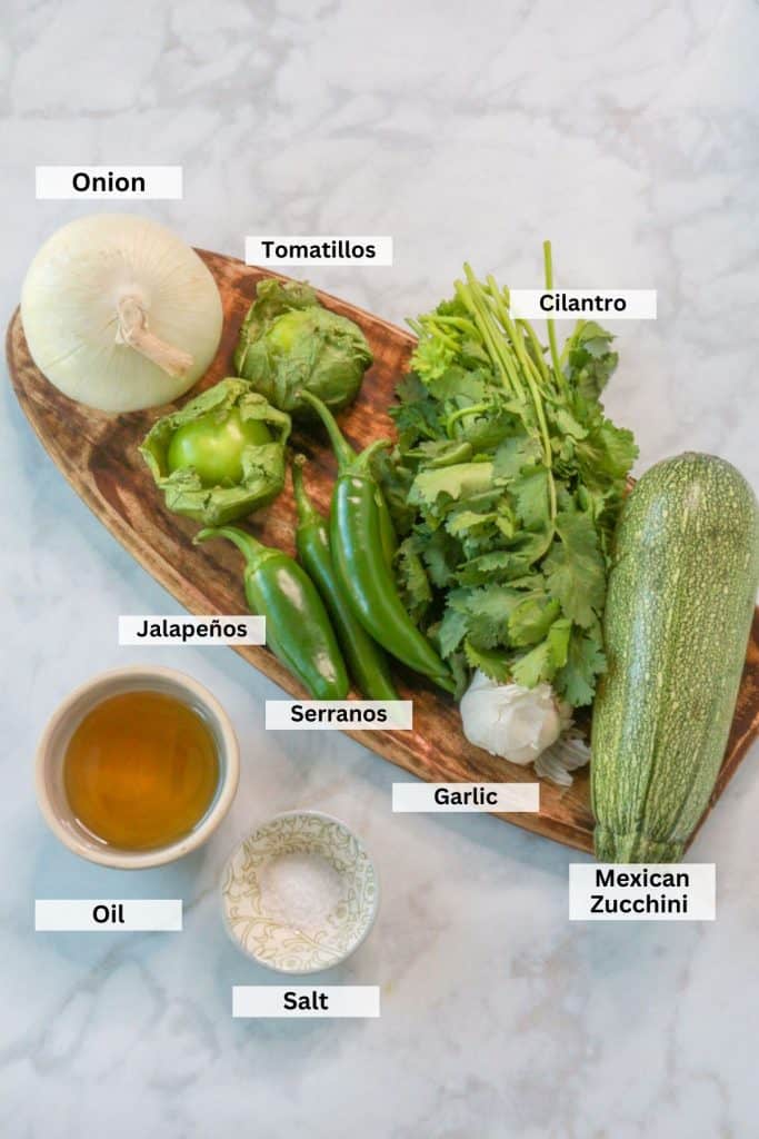 Mexican Guacamole Falso (Fake Guacamole Salsa)