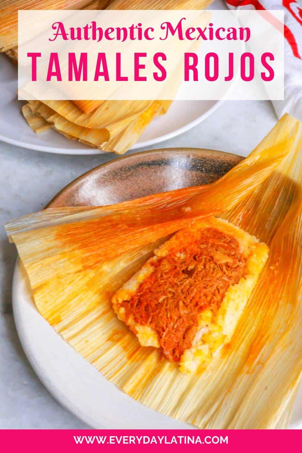 Mexican Tamales Rojos (Red Chile Pork Tamales)