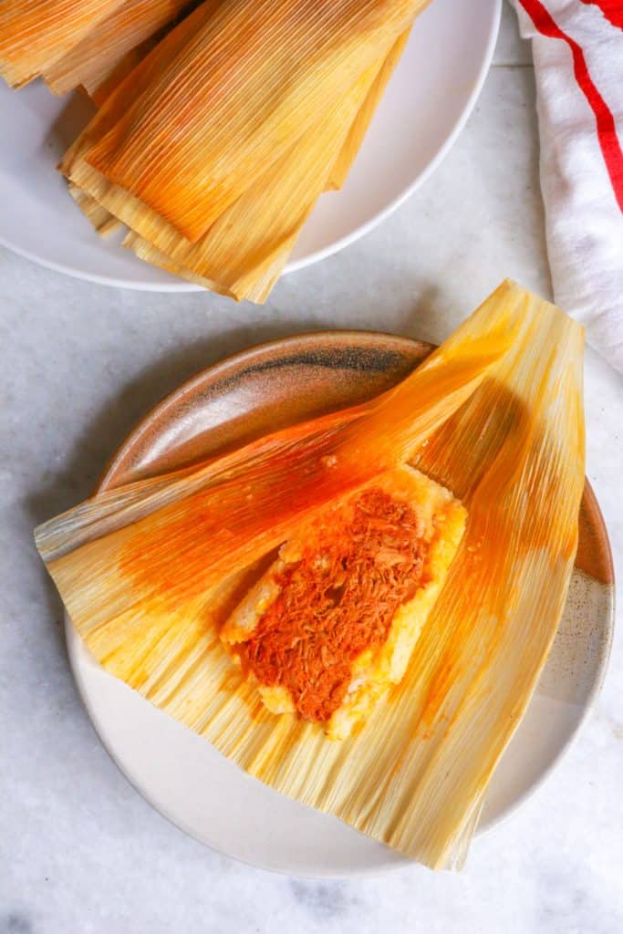 Mexican Tamales Rojos (Red Chile Pork Tamales)
