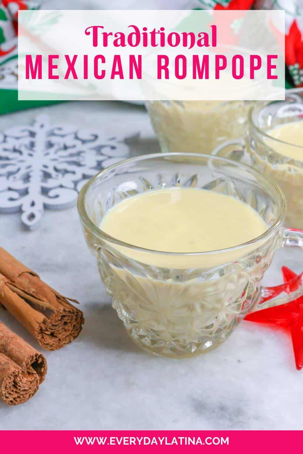 Mexican Rompope (Mexican Eggnog)