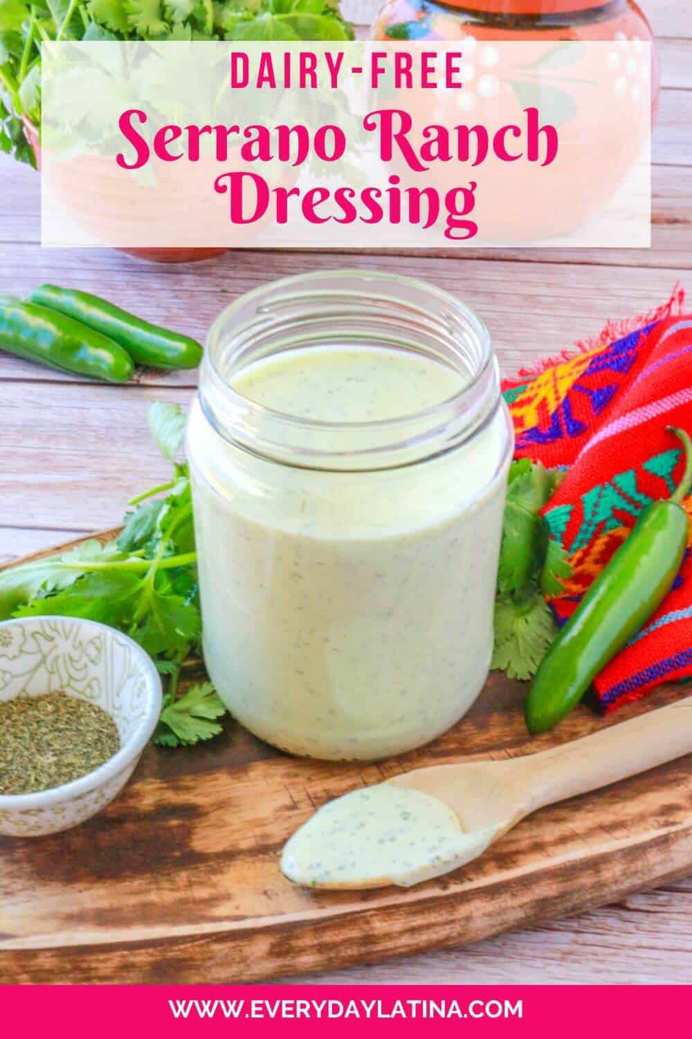 Creamy Serrano Ranch (Dairy-Free)