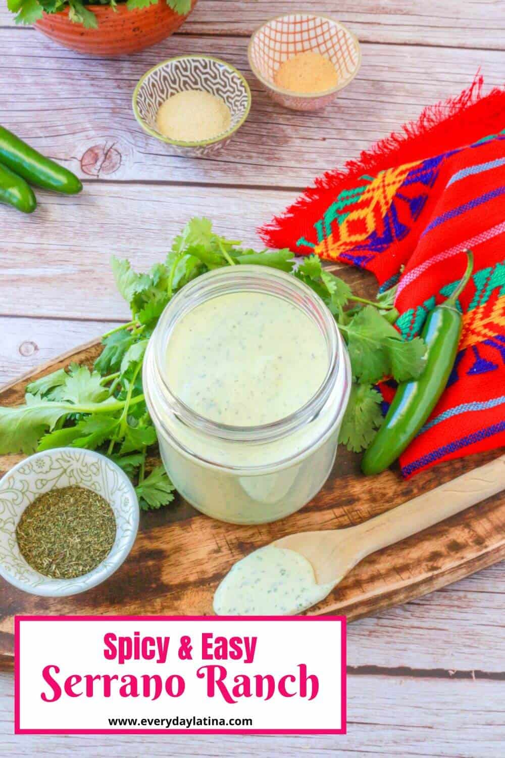 Creamy Serrano Ranch (Dairy-Free)