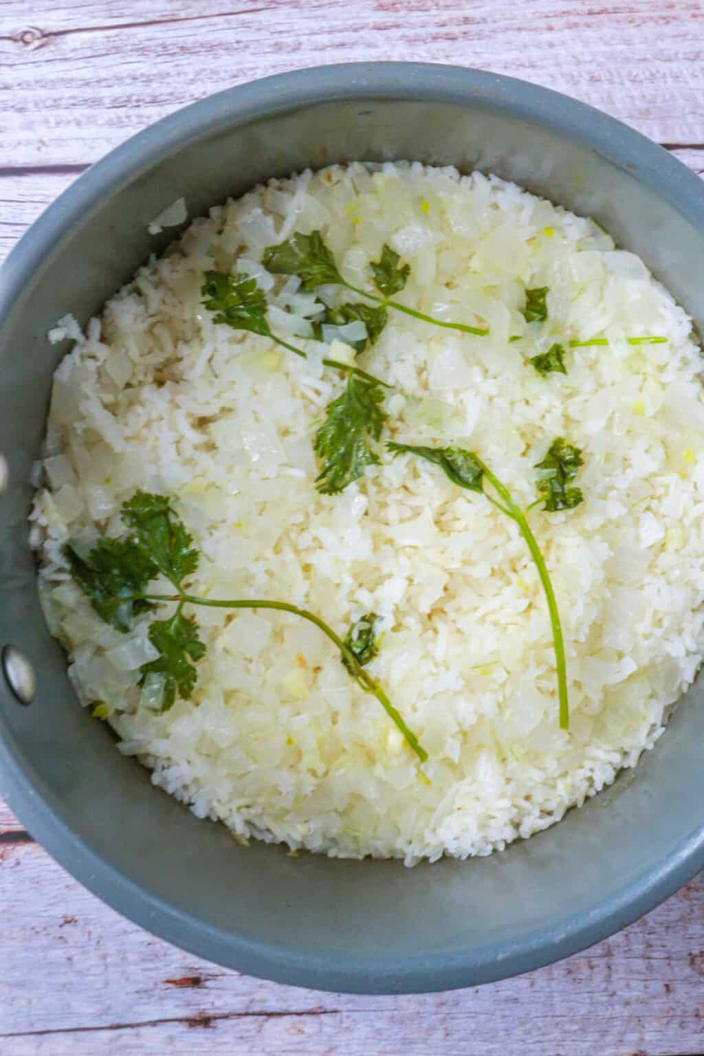 Authentic Arroz con Cilantro (Mexican White Rice with Cilantro)