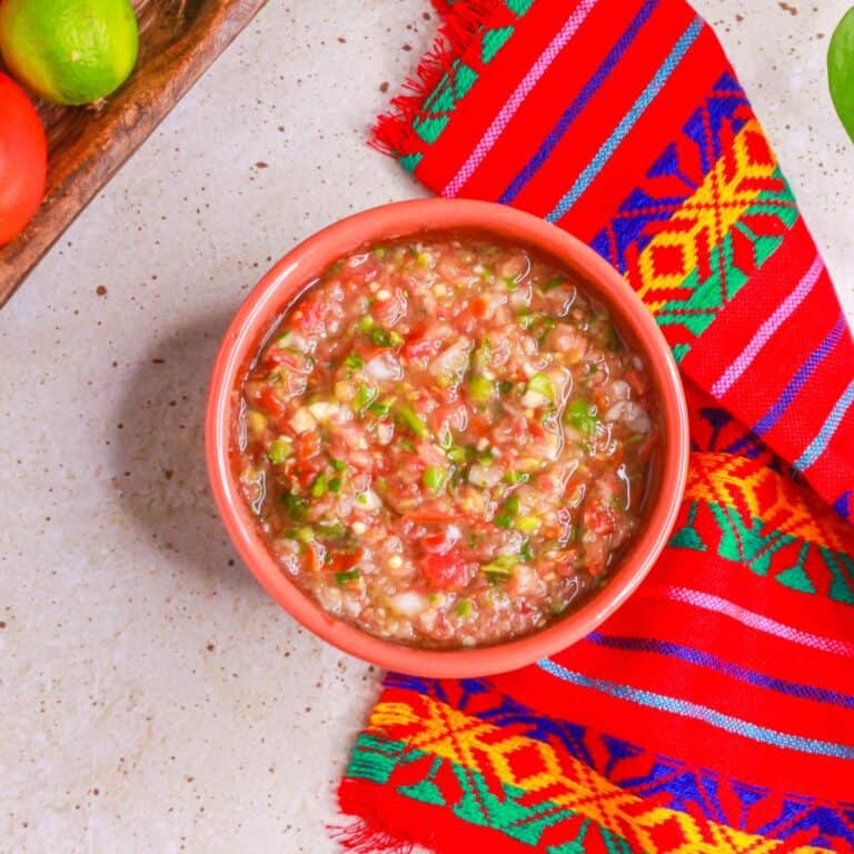 Authentic Salsa Cruda (Raw Tomato Salsa)