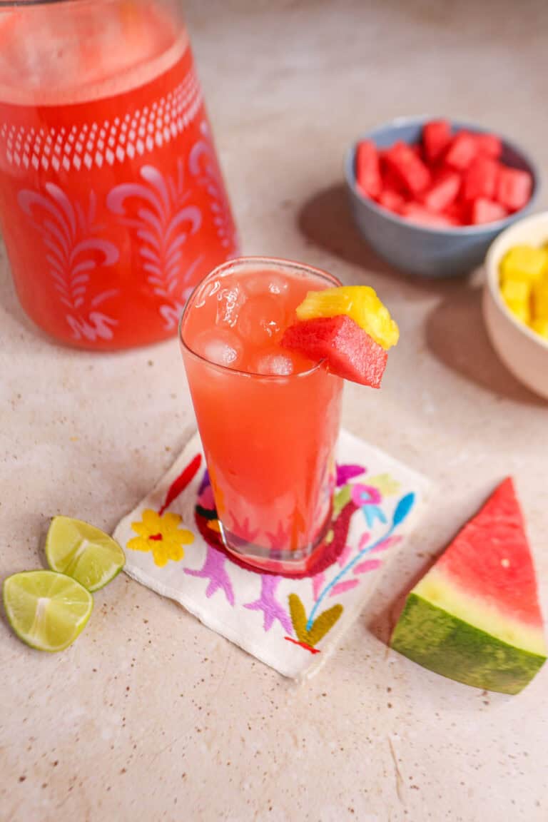 Watermelon Pineapple Agua Fresca (Refreshing Summer Drink)